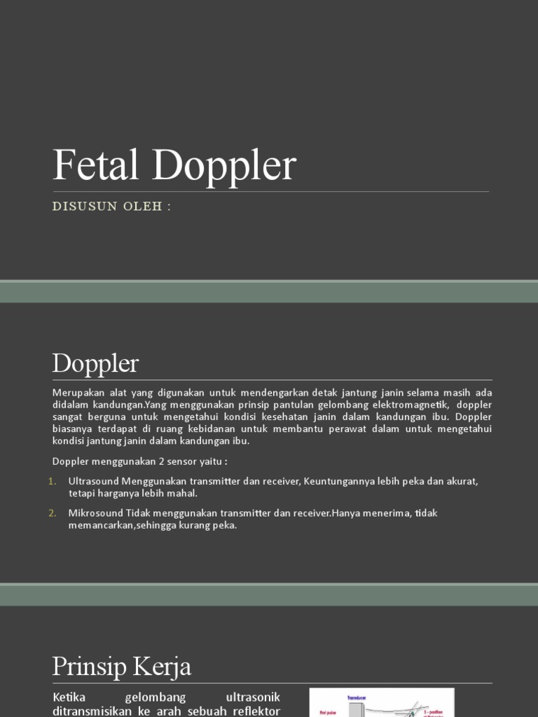 Fetal Doppler - Bu Dwi | PDF | Kesehatan Holistik | Teknologi & Rekayasa