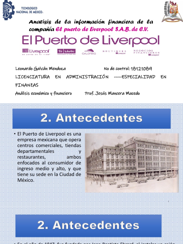 El Puerto de Liverpool | PDF | Corporaciones | Mercados financieros