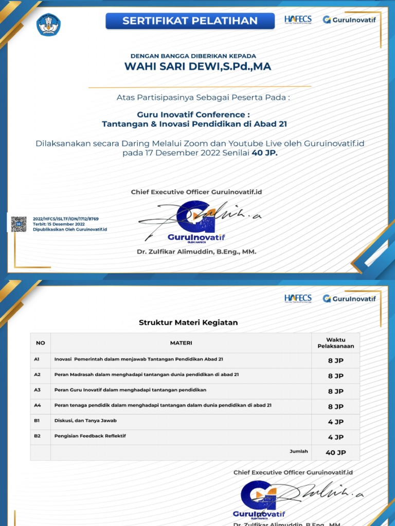 File Sertifikat Kegiatan Guru Inovatif Conference Inovasi Dan
