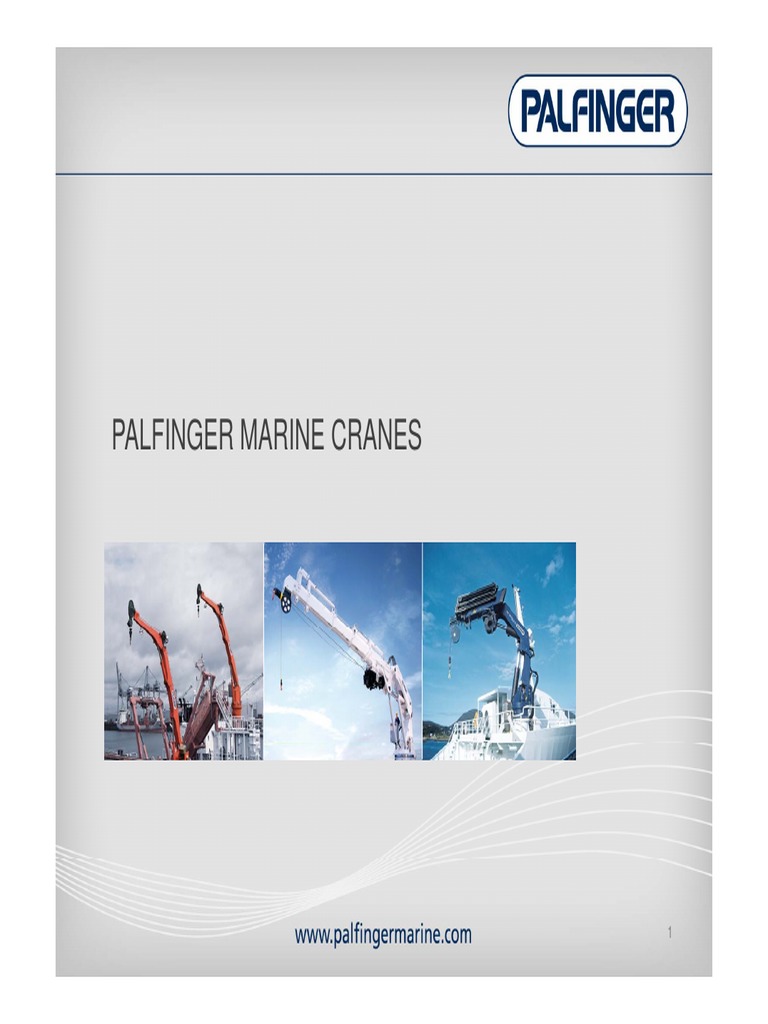 Palfinger Presentation 11 | PDF | Crane (Machine) | Manufactured Goods