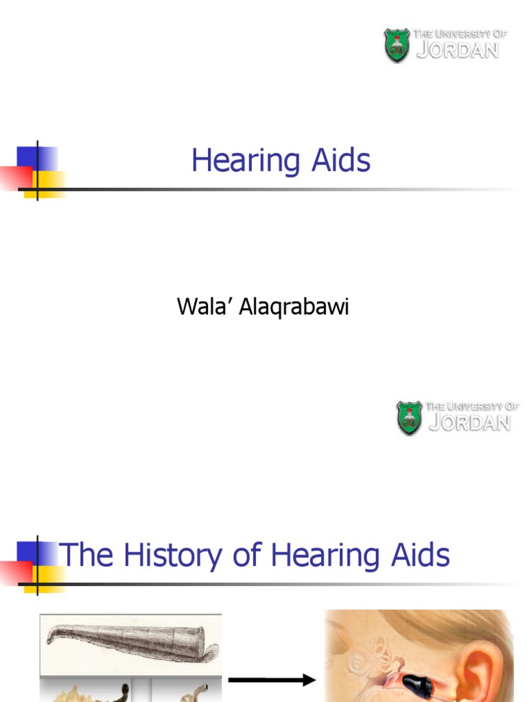 History Of Hearing Aids 1 2 4 Pdf Hearing Aid Amplifier