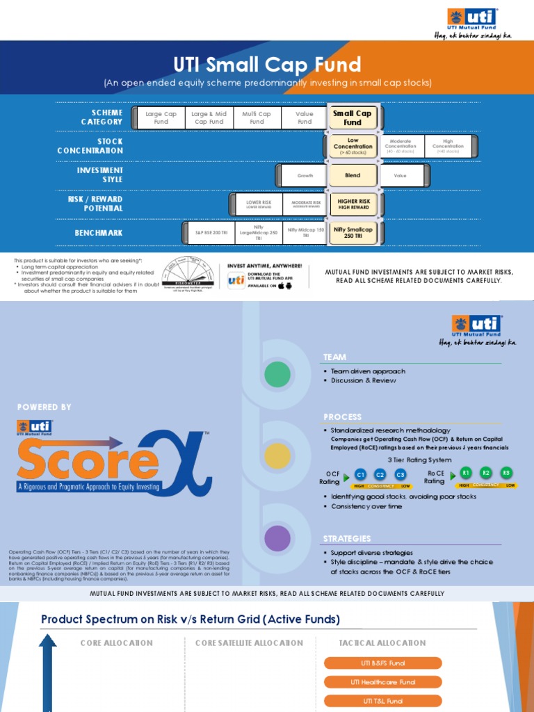 UTI Small Cap Fund - Equity Funds - UTI Mutual Fund | PDF | Investing ...
