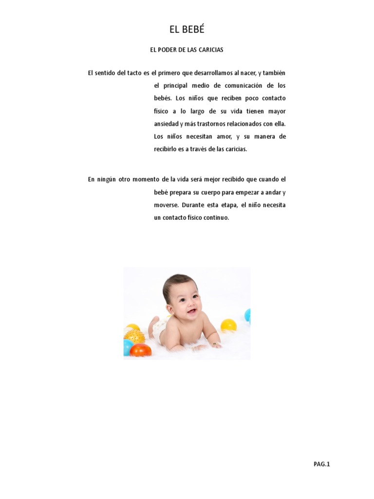 El Poder de las Caricias en Bebés | PDF | Estilo de vida