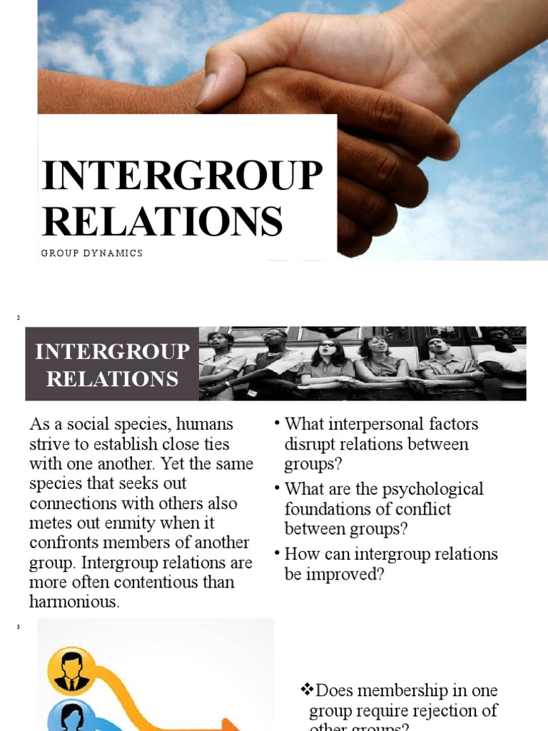 Intergroup Relations | Download Free PDF | Stereotypes | Aggression