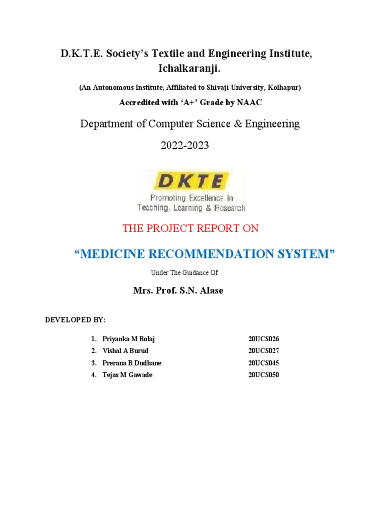 Medicine Recommedation System Project T.Y. | PDF | Medicine | Html