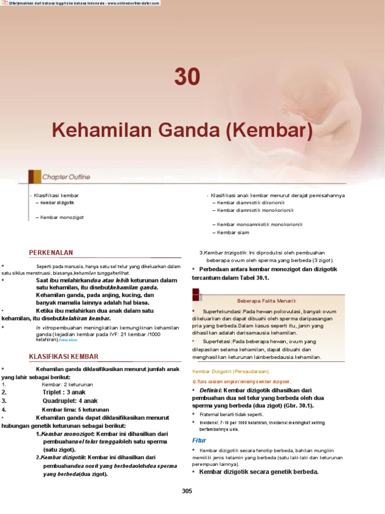 Panduan Kehamilan Kembar | PDF