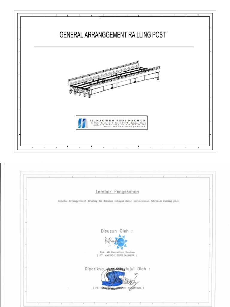 Design and Specifications for a Metal Railing System | PDF