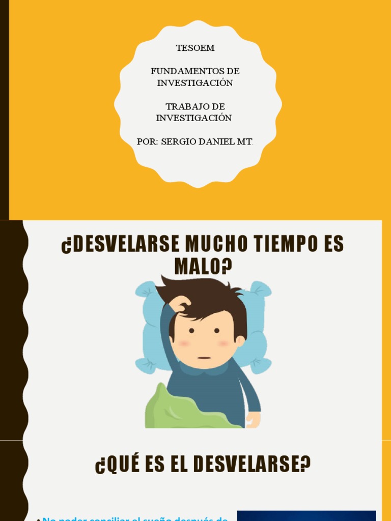 DESVELARSE | PDF | Dormir | Ansiedad