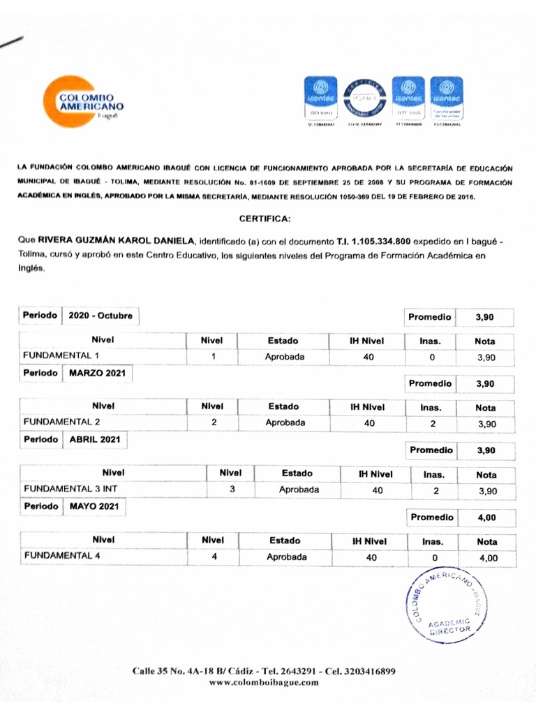 certificados de ingles.pdf | PDF
