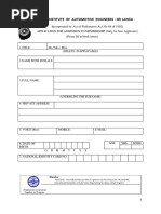 IESL-Membership Application Form PDF | PDF | Government | Business