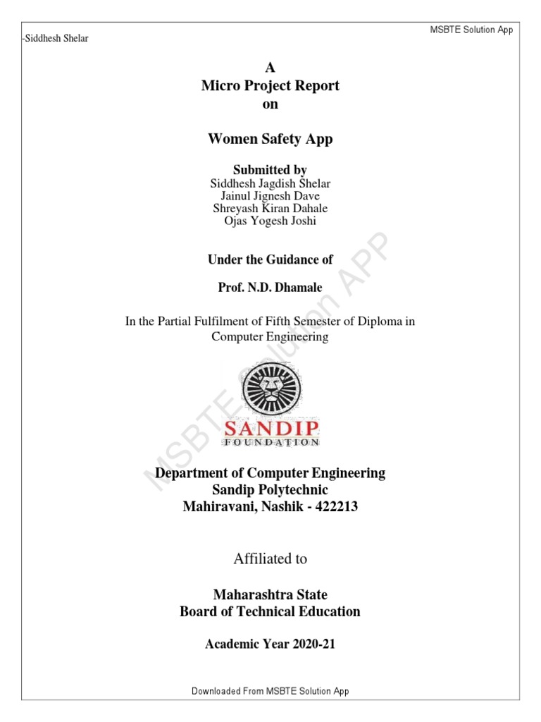 Mad Microproject | Download Free PDF | Mobile App | Android (Operating System)