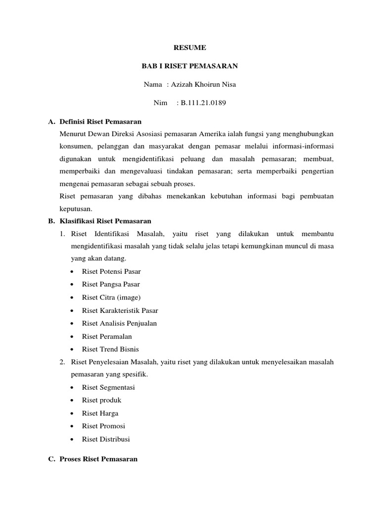 Panduan Lengkap Riset Pemasaran | PDF | Bisnis