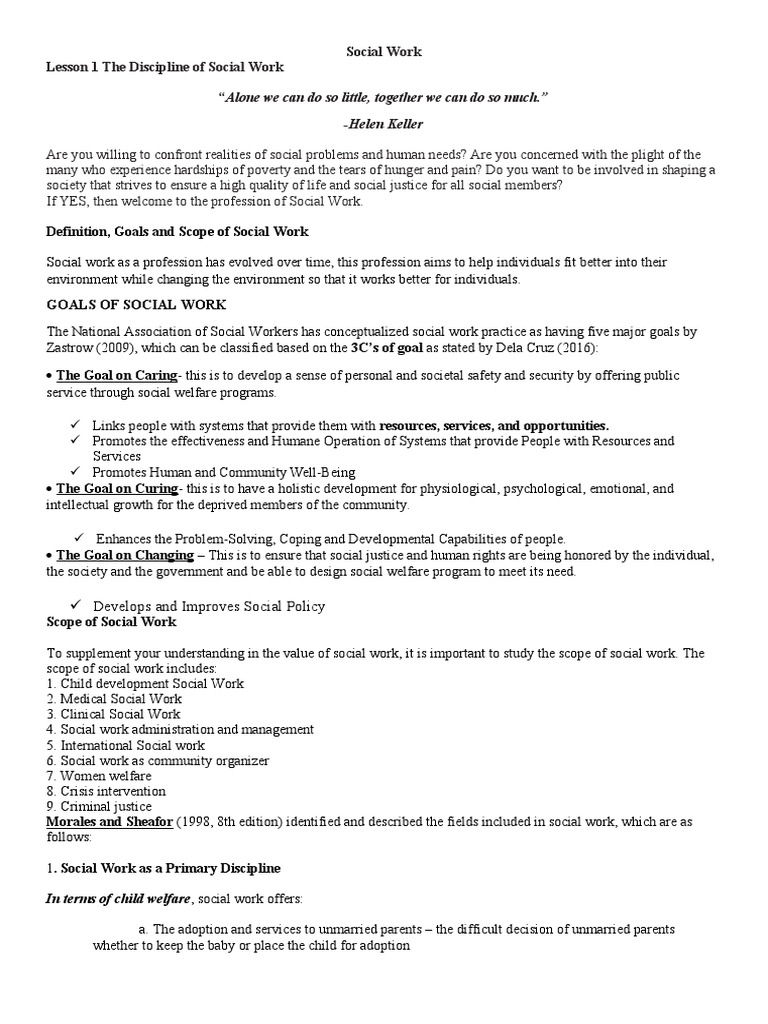 Social Work | PDF | Social Work | Health Care