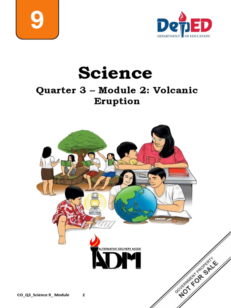 Sci9 Q3 Module2 | PDF | Magma | Volcano