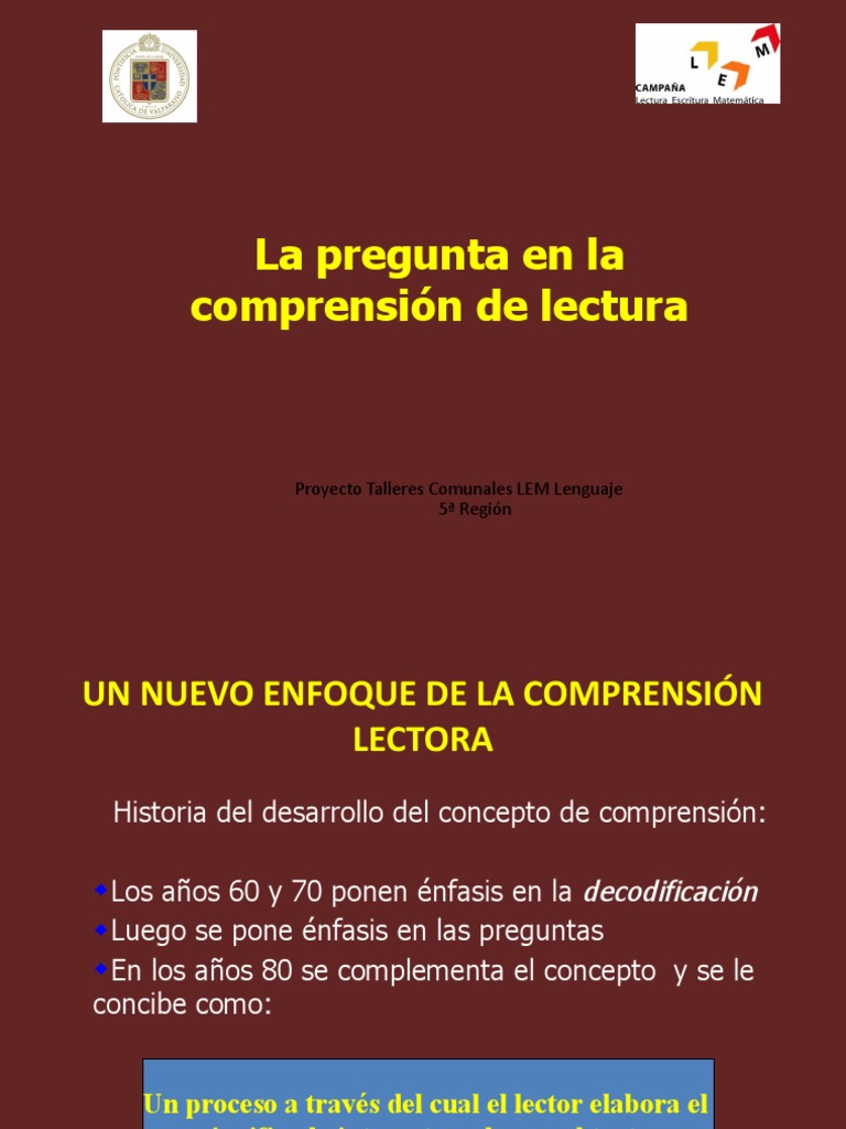 Inferencia Lectura | PDF | Comprensión | Ciencia cognitiva