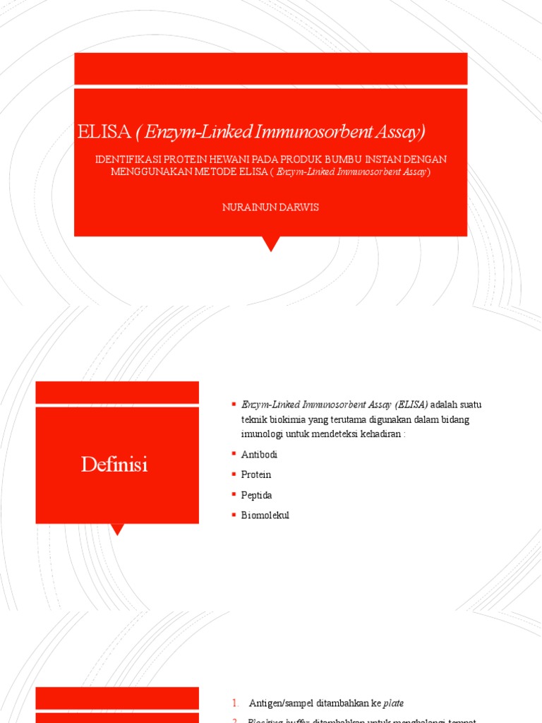 Teknik ELISA | PDF