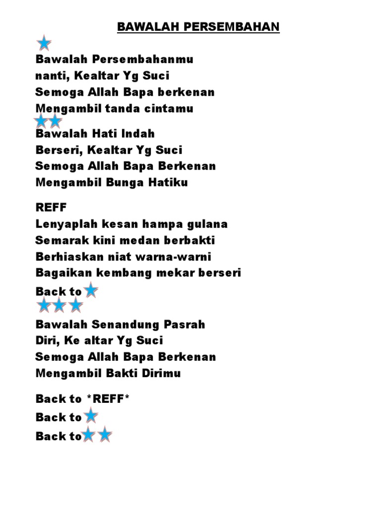 Bawalah Persembahan Pdf Pdf