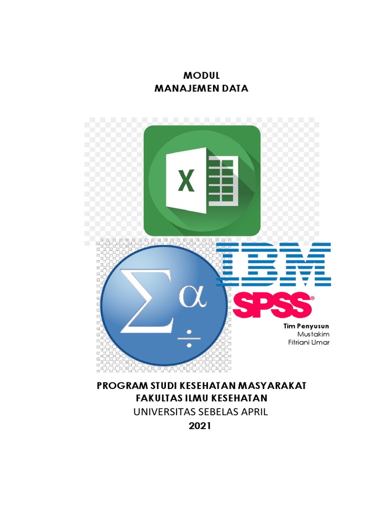 Komputer II Modul-Manajemen-Data-Excel-Amp-Spss-Pdf-Free 1 (4 Files Merged) PDF | PDF