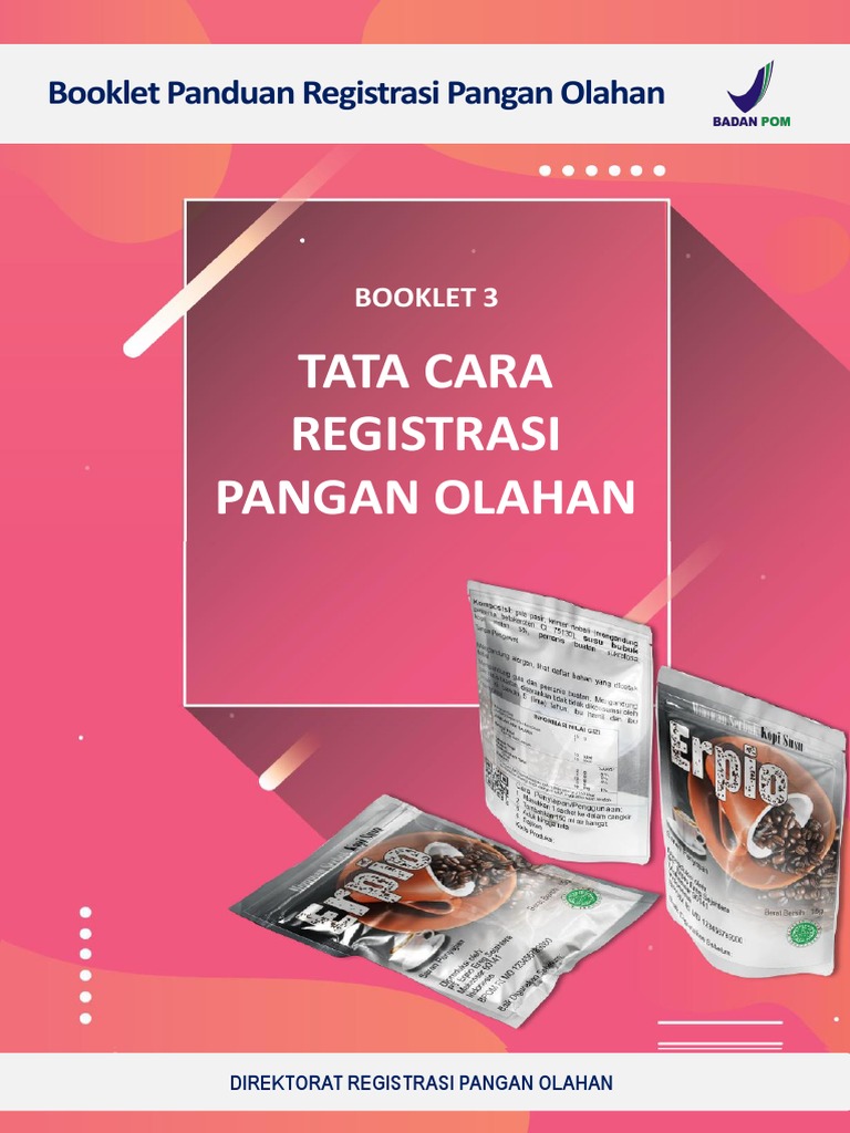 booklet 3-tata cara registrasi produk pangan.pdf | PDF