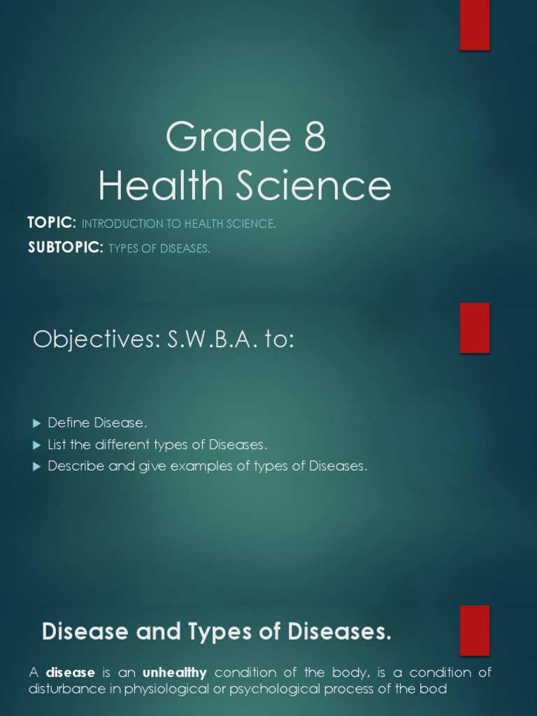 Types of Diseases Explained | PDF