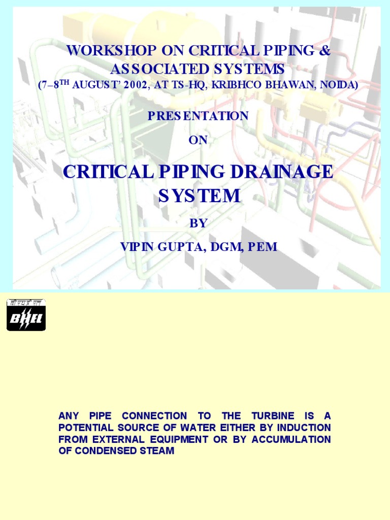 Critical Piping | PDF | Valve | Steam
