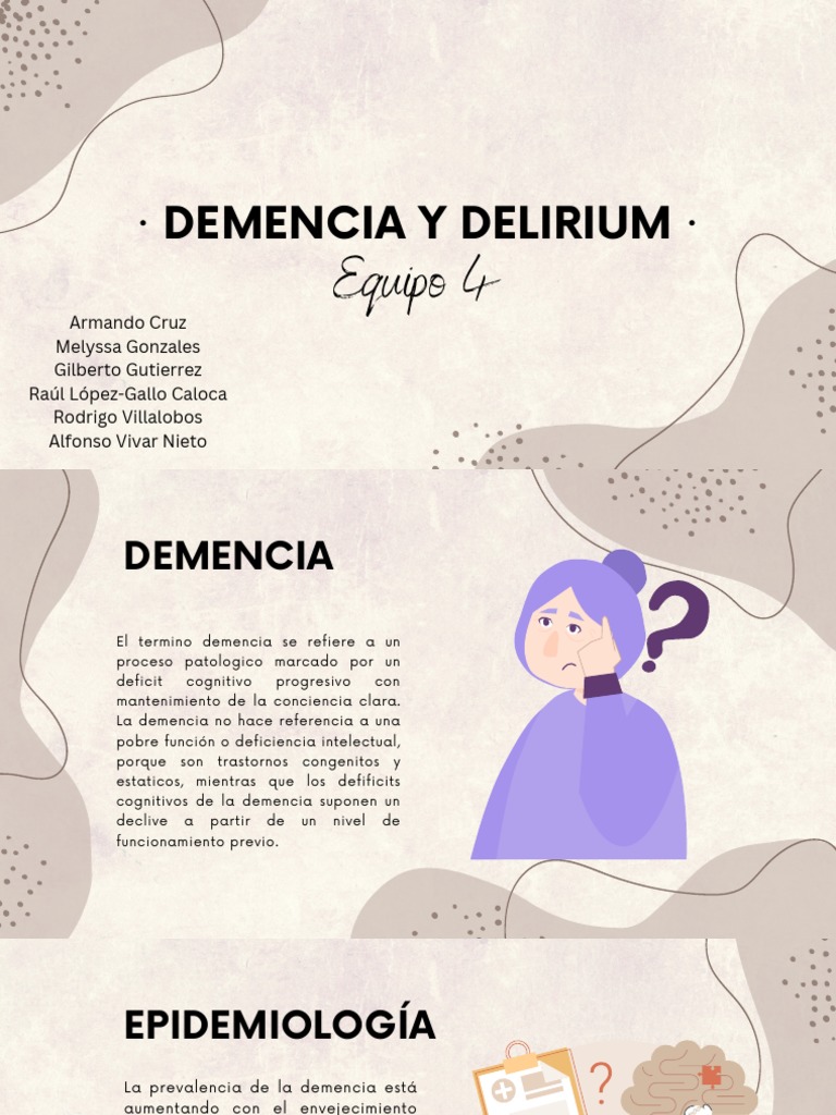 Demencia Pdf Pdf Enfermedad De Alzheimer Demencia