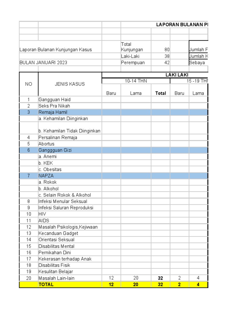 Laporan PKPR 2023 | PDF