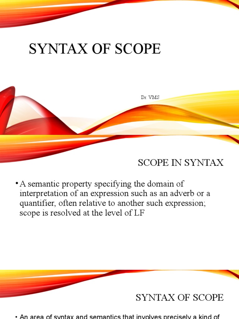 Syntax of Scope | PDF | Adverb | Language Mechanics