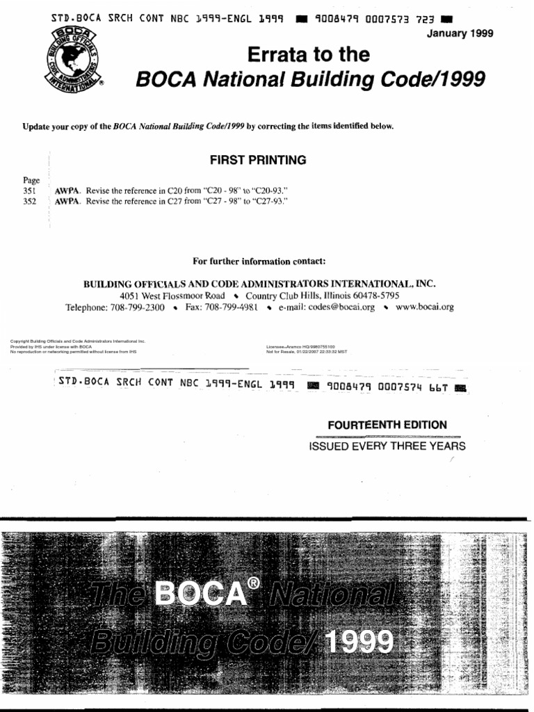 Boca National Building Code | Download Free PDF | Justice | Crime ...
