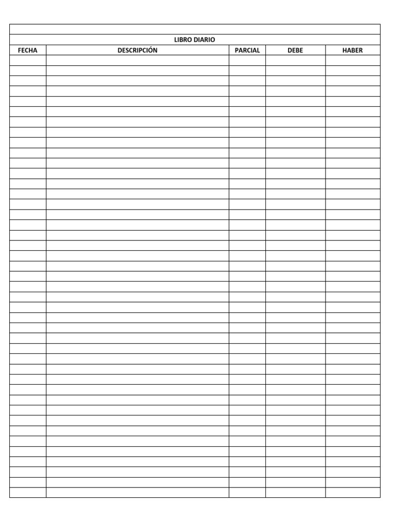 Libro Diario y Mayor: Contabilidad Básica | PDF