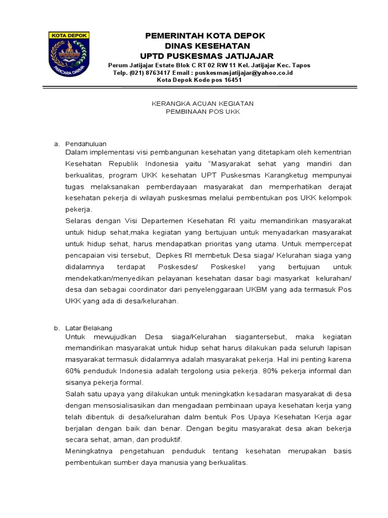 Kak Pembinaan Pos Ukk 2023 | PDF | Bisnis | Pengelolaan Keuangan & Uang