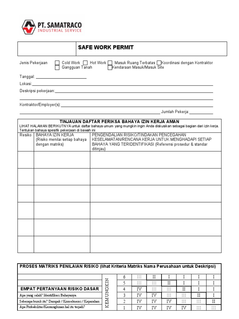Work Permit Samatraco Edit | PDF