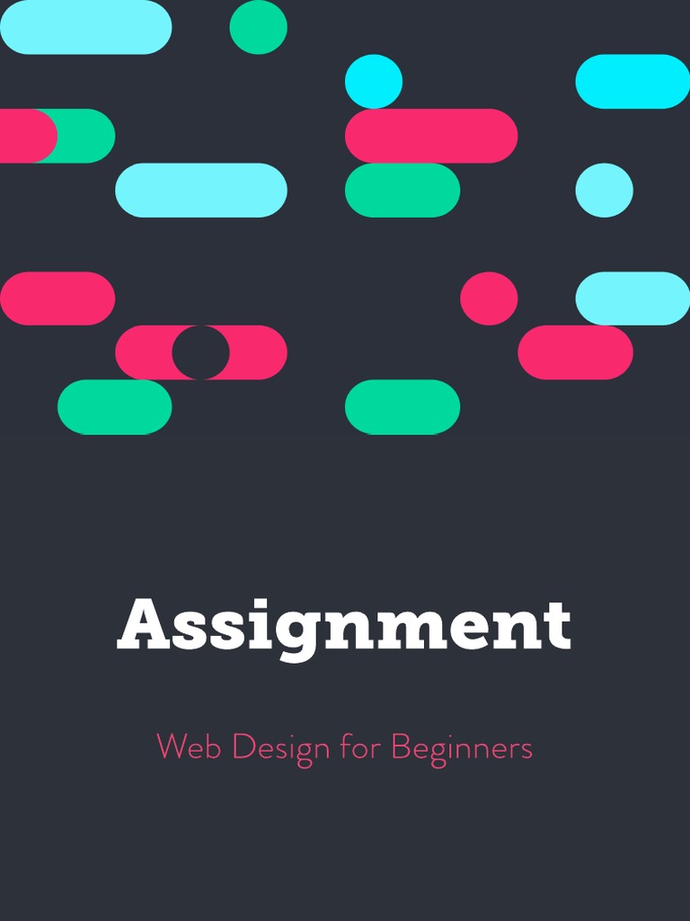 Web Design Assignment for Beginners | PDF