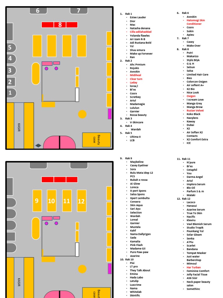 lay out DRV beauty Store oke sip | PDF | Fashion | Beauty