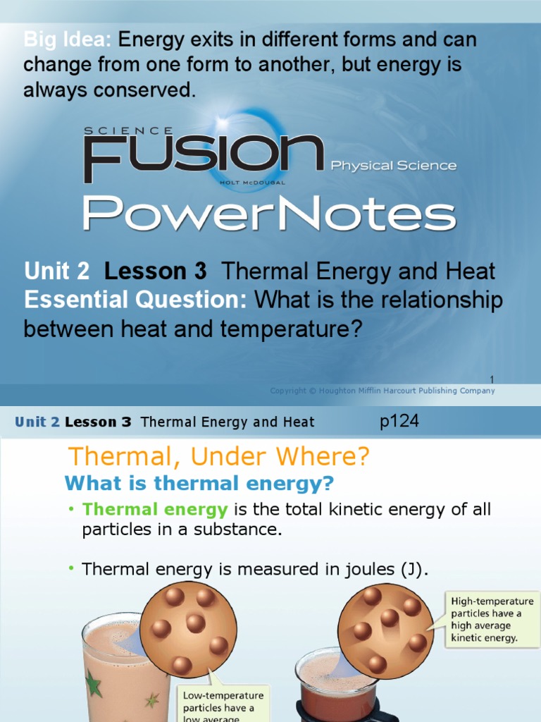 Thermal Energy and Heat - 3 | PDF | Heat | Calorie