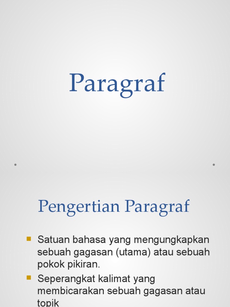 PPT PARAGRAF (1).pptx | PDF