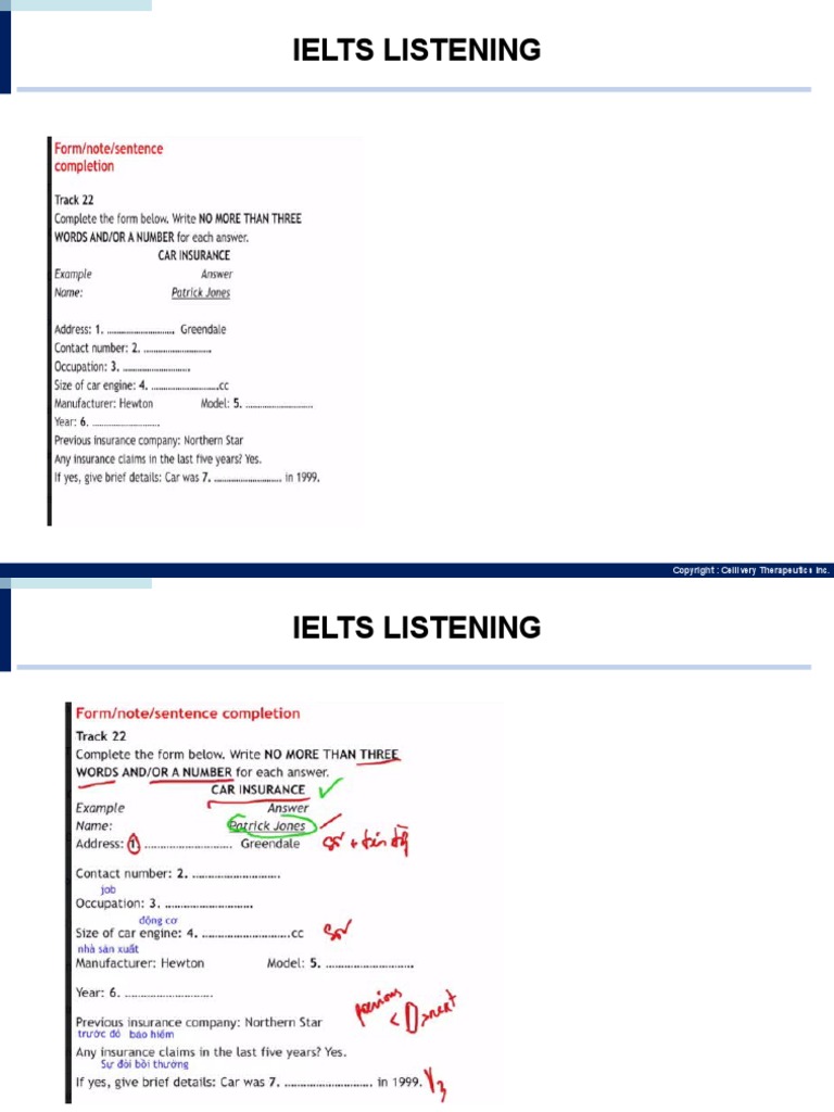 IELTS Listening, Speaking 5 | PDF