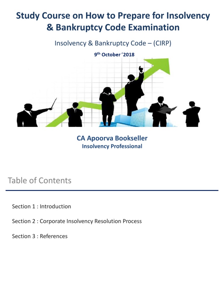Insolvency Exam Preparation Guide | PDF | Bankruptcy | Insolvency