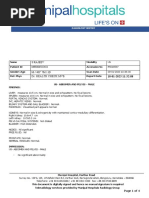 CT Scan Result Sample Template | PDF | Radiology | Ct Scan