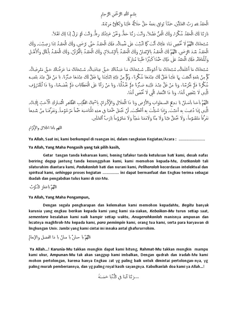 Doa Bagus B Indo | PDF