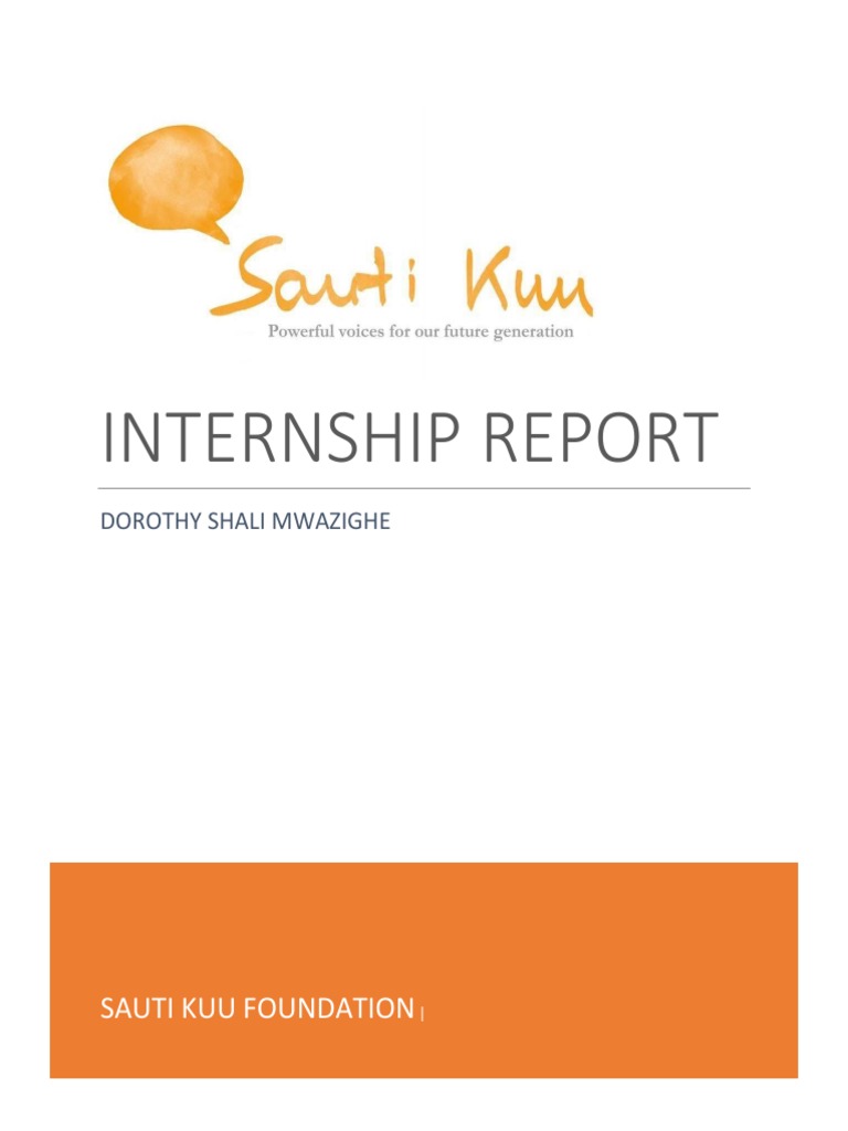 SKF - Dorothy Shali Intern Report - 19122021dsynsh-Final & Consent Approved | PDF