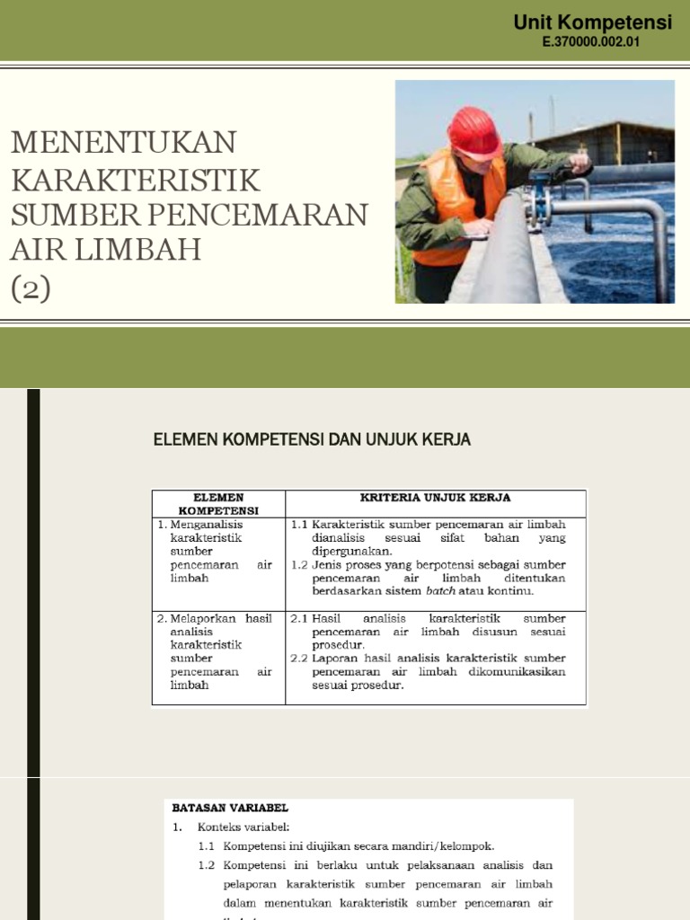 2 Menentukan Karakteristik Air Limbah | PDF