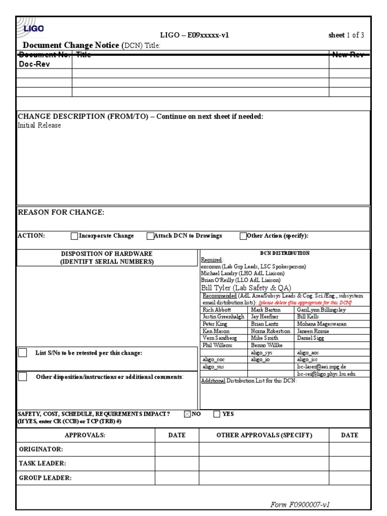 F0900007-v1 DCN Template | PDF