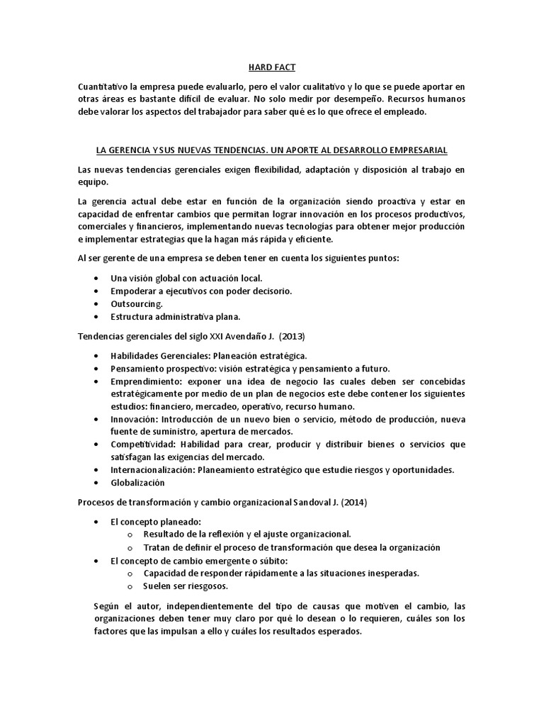 Hard Fact | PDF | Empresa de inicio | Pequeñas empresas y emprendedores