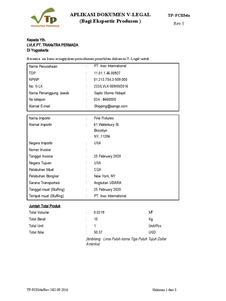 V Legal Fine Fixtures Sample | PDF