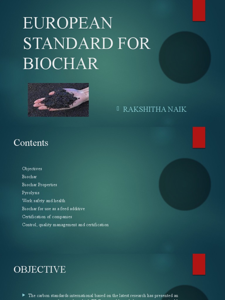 European Standard For Biochar | PDF | Technology & Engineering