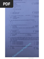 Anatomy and Physiology 1st Semester BSN Past Paper, Educational Platform AD | PDF