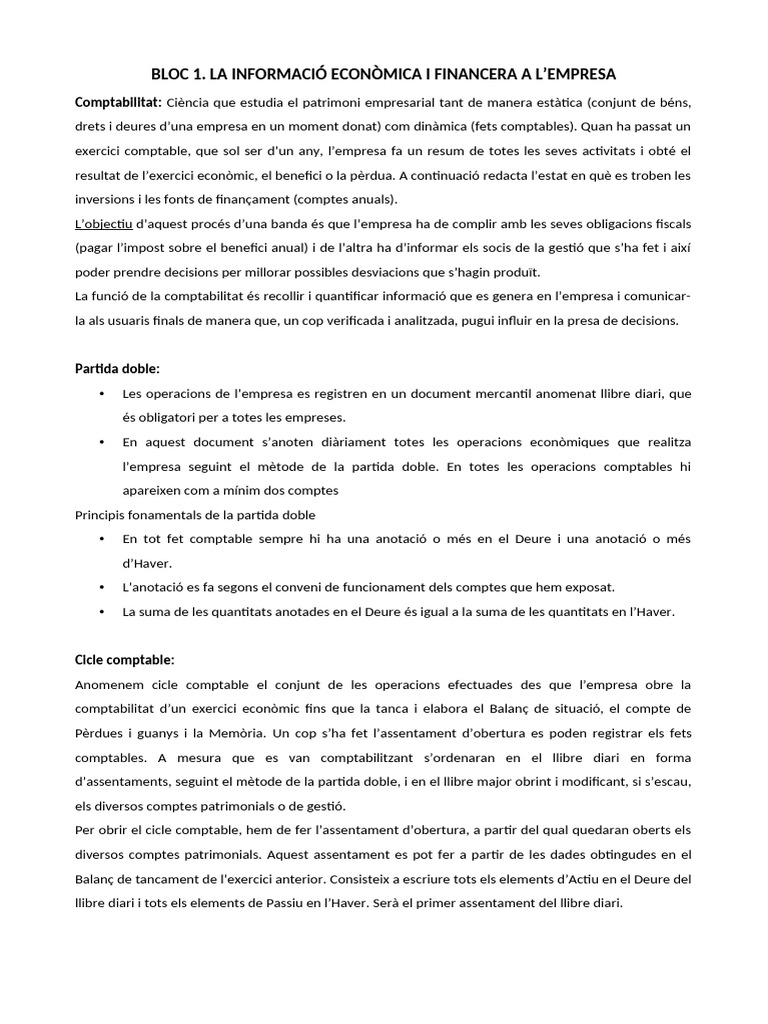 Apunts Tot El Temari PDF | PDF