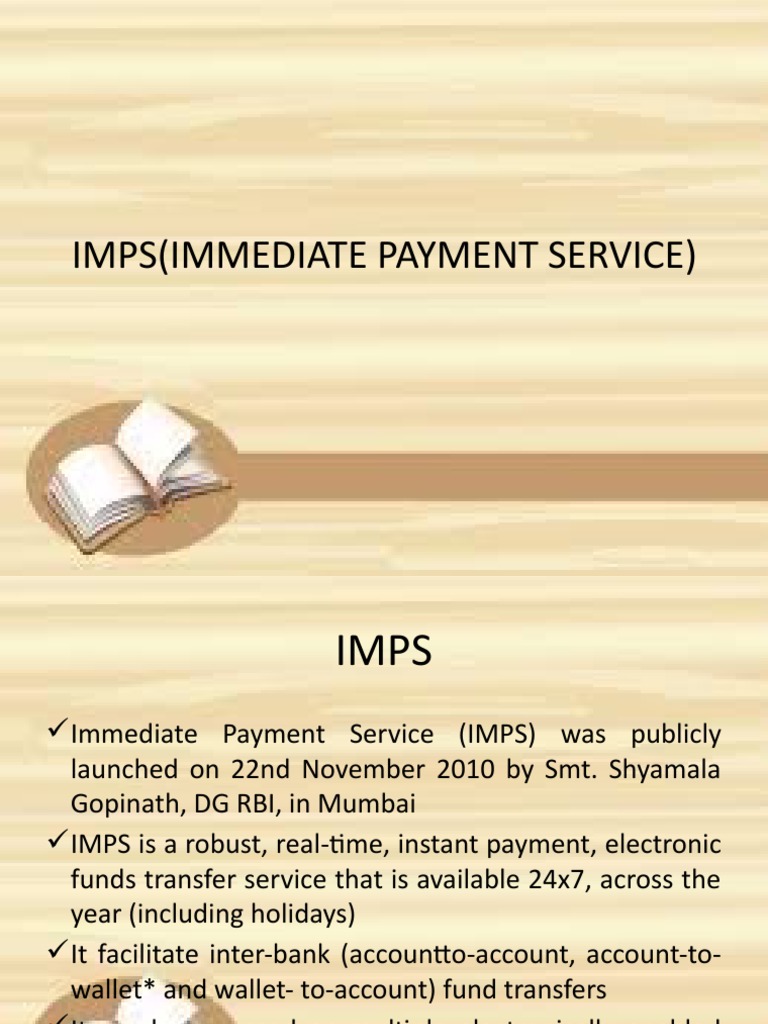 Imps (Immediate Payment Service) | PDF