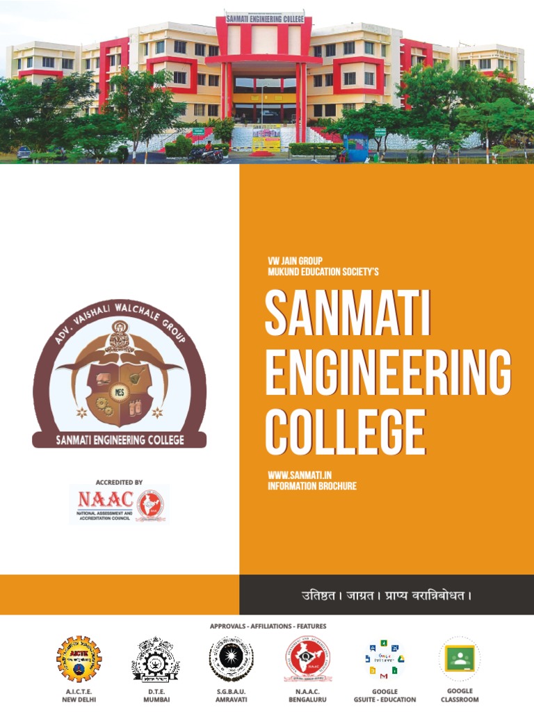 Sanmati Engineering College Brochure PDF | PDF | Engineering | Machine ...